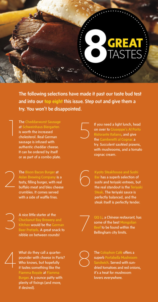 8 Great Tastes | April | Bellingham Alive