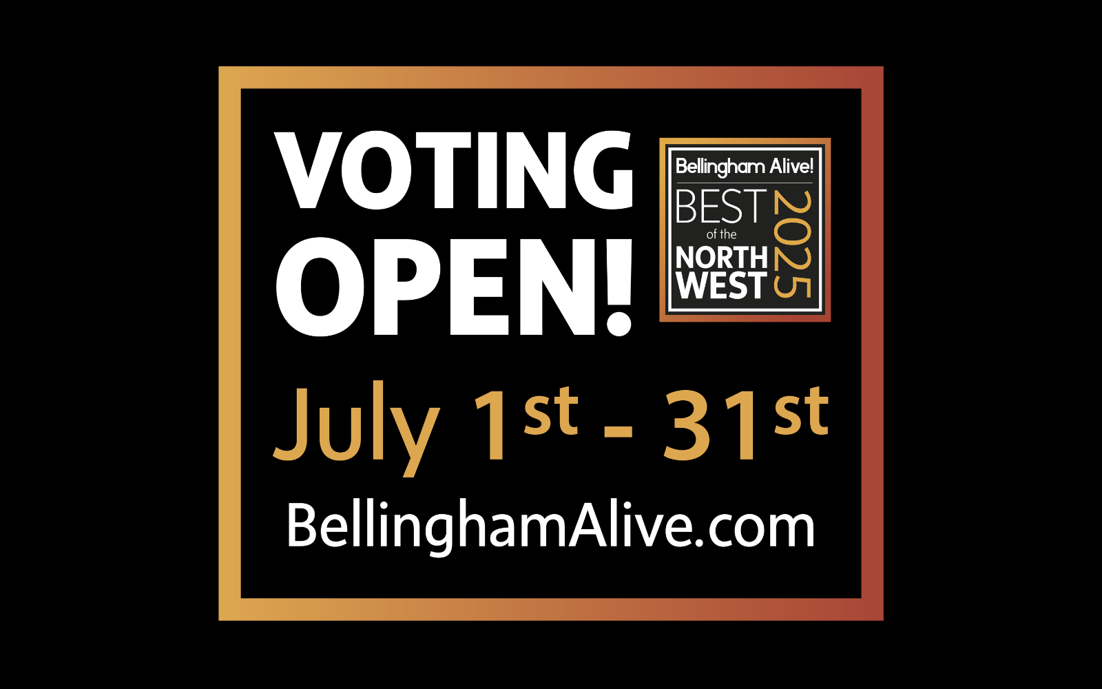 Vote Now For Best of the Northwest 2025 | Bellingham Alive
